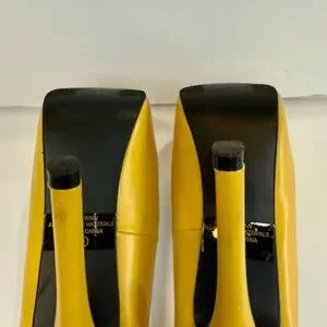 Illude | Shoes | Vibrant Yellow Platform Stiletto Heels Size 6 | Poshmark